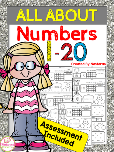 ALL ABOUT Numbers 1-20 + Assessment | Teaching Resources