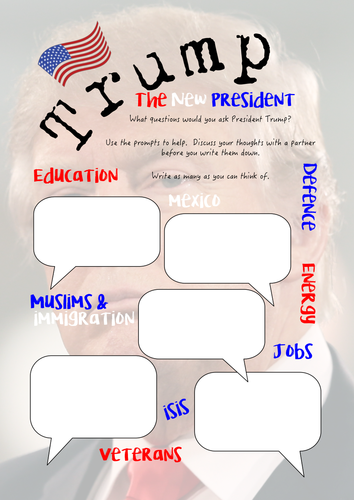 Donald Trump - The New President | Teaching Resources