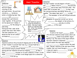 KS3 - Temperature, Heat Transfers and Insulation - COMPLETELY RESOURCED ...