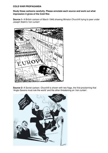 Edexcel IGCSE History Cold War resources | Teaching Resources