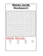 Money Words Word search | Teaching Resources