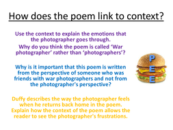 Edexcel Conflict poetry - context lessons new specification GCSE 9-1 ...