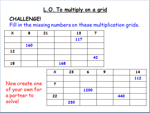 2 lessons on written multiplication methods (KS2) | Teaching Resources