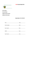 Pastoral Support Proformas and Advice | Teaching Resources