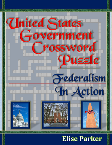 Federalism Crossword Puzzle: Federalism in Action (U.S. Government ...