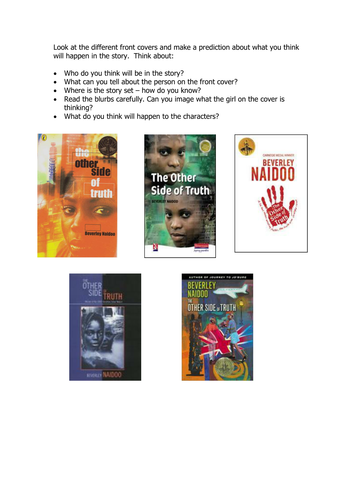 Week 1 The Other Side of Truth_Beverley Naidoo | Teaching Resources