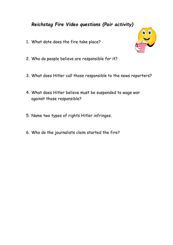 The Reichstag Fire | Teaching Resources