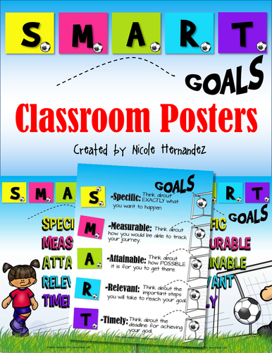 SMART Goals Classroom Posters | Teaching Resources