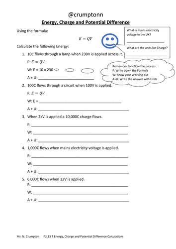 GCSE Physics Energy Transfers Lesson plan, presentation and worksheets ...