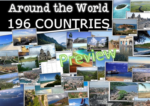 All around the World (196 Countries) | Teaching Resources