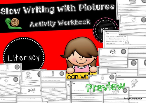 Slow Writing with Pictures for KS1 | Teaching Resources