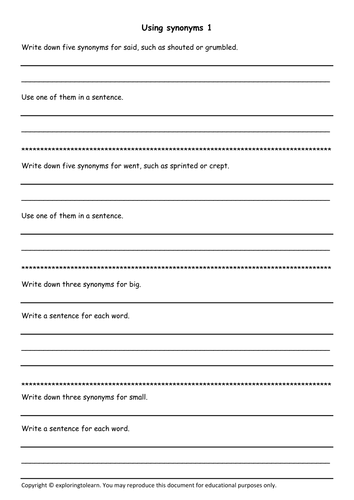 KS2 Punctuation and grammar activities | Teaching Resources