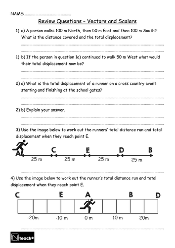 GCSE AQA Physics - Scalars and Vectors (+ Forces) | Teaching Resources GCSE AQA Physics - Scalars and Vectors (+ Forces) | Teaching Resources