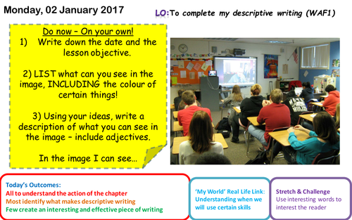 Descriptive writing - Boy by Roald Dahl | Teaching Resources