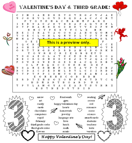 Valentine's Day 3rd Grade Mini-Bundle | Teaching Resources