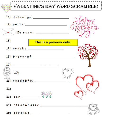 Valentine's Day 3rd Grade Mini-Bundle | Teaching Resources