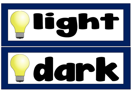 LIGHT AND DARK TEACHING RESOURCES SCIENCE KS2 SHADOW REFLECTION ...