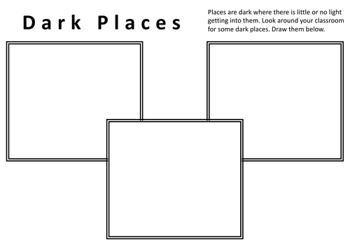 LIGHT AND DARK TEACHING RESOURCES SCIENCE KS2 SHADOW REFLECTION ...
