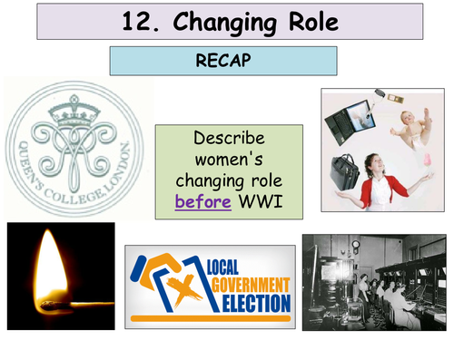 National 4 & 5 History: WWI | Teaching Resources