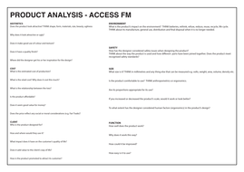 Product Analysis Problem Analysis Full Iterative Design Process L1 ...