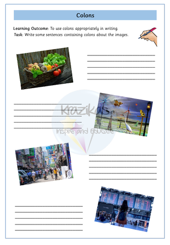 Colons PowerPoint Lesson | Teaching Resources