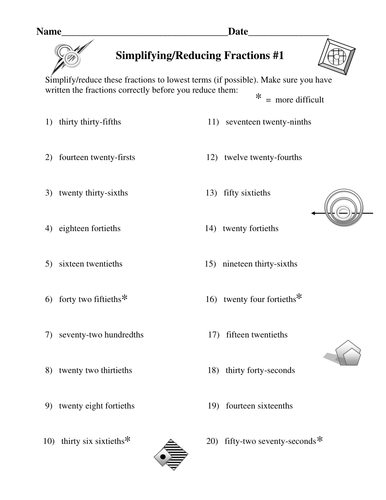 Fractions Bundle 10 Worksheets | Teaching Resources