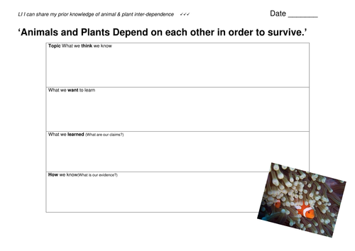 Year 4: Life Science - Natural Disasters, Animals, Plants, Habitats ...