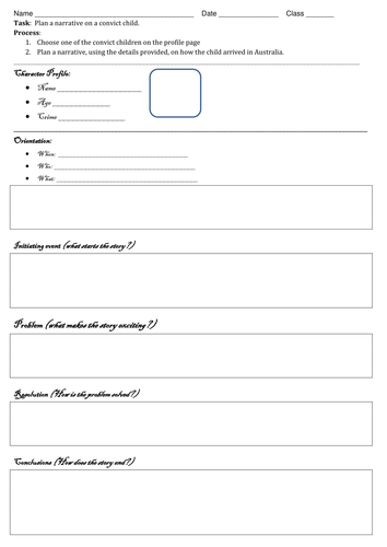 Convict Australia: Language, Reading and Writing activities | Teaching ...