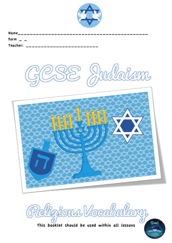 GCSE Judaism Religious Vocabulary Booklet | Teaching Resources