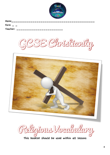 Christianity Vocabulary | Teaching Resources