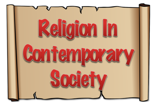 Religion in Contemporary Society: Key Words Displays | Teaching Resources