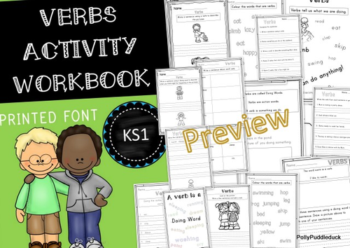 Verbs Activity Workbook | Teaching Resources
