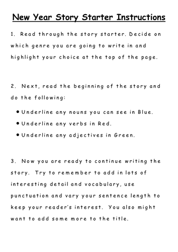 New Year Activities | Teaching Resources