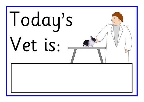 Vets role play pack- animal, veterinary clinic | Teaching Resources