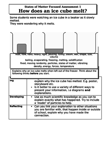 KS3 Unit 7G Chemistry - Particle Theory (7c Brownian motion, 7d ...