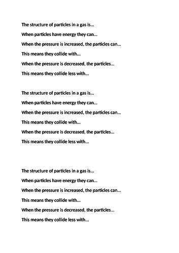 KS3 Unit 7G Chemistry - Particle Theory (7c Brownian motion, 7d ...