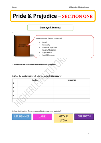 19th Century Novel: JANE AUSTEN: Pride and Prejudice - Chapter 23 ...