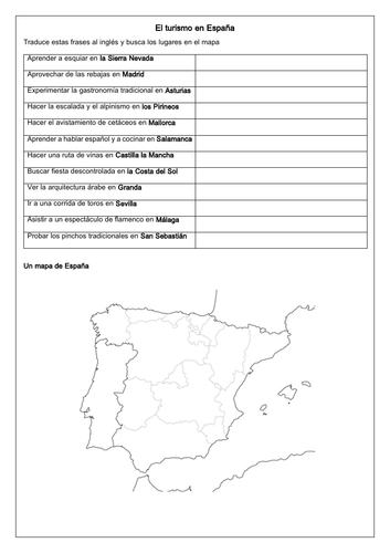 Spanish A Level Bundle: the Impact of Tourism in Spain / El impacto ...