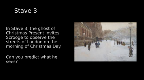 Stave 3 A Christmas Carol: | Teaching Resources