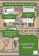 L1 Votes for Women: 'How did the Victorians view women?' | Teaching ...