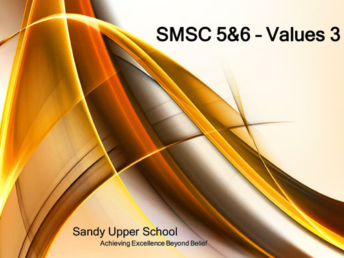 Values | Teaching Resources Values | Teaching Resources