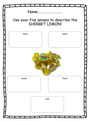 Outstanding Descriptive Writing Lesson using Sherbet Lemons | Teaching Resources