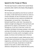 Elizabeth I Speech to the Troops at Tilbury - Spanish Armada 1588 ...