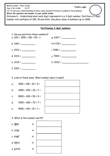 Year 2 Place Value | Teaching Resources