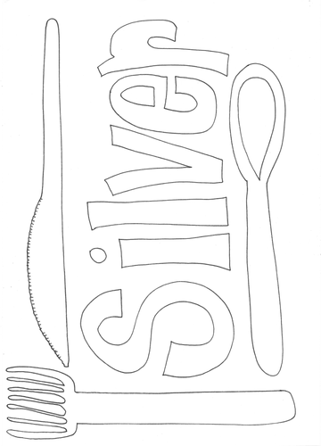 Silver: Colours: colouring Page | Teaching Resources
