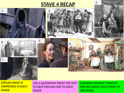Stave 4 and 5 comprehension questions on A Christmas Carol | Teaching ...