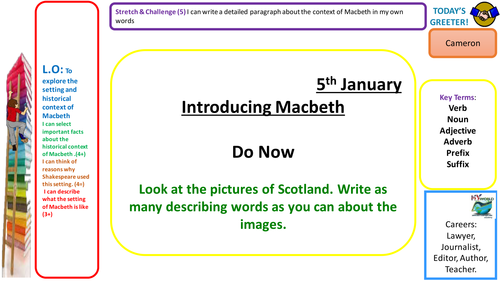 Context of Macbeth- setting. | Teaching Resources