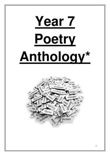 Poetry Anthology and a Differentiated Poetry Anthology | Teaching Resources
