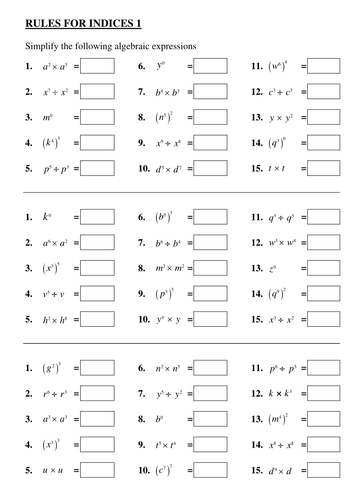 Algebraic Manipulation | Teaching Resources