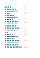 KS1 Find the difference word problems differentiated (subtraction ...
